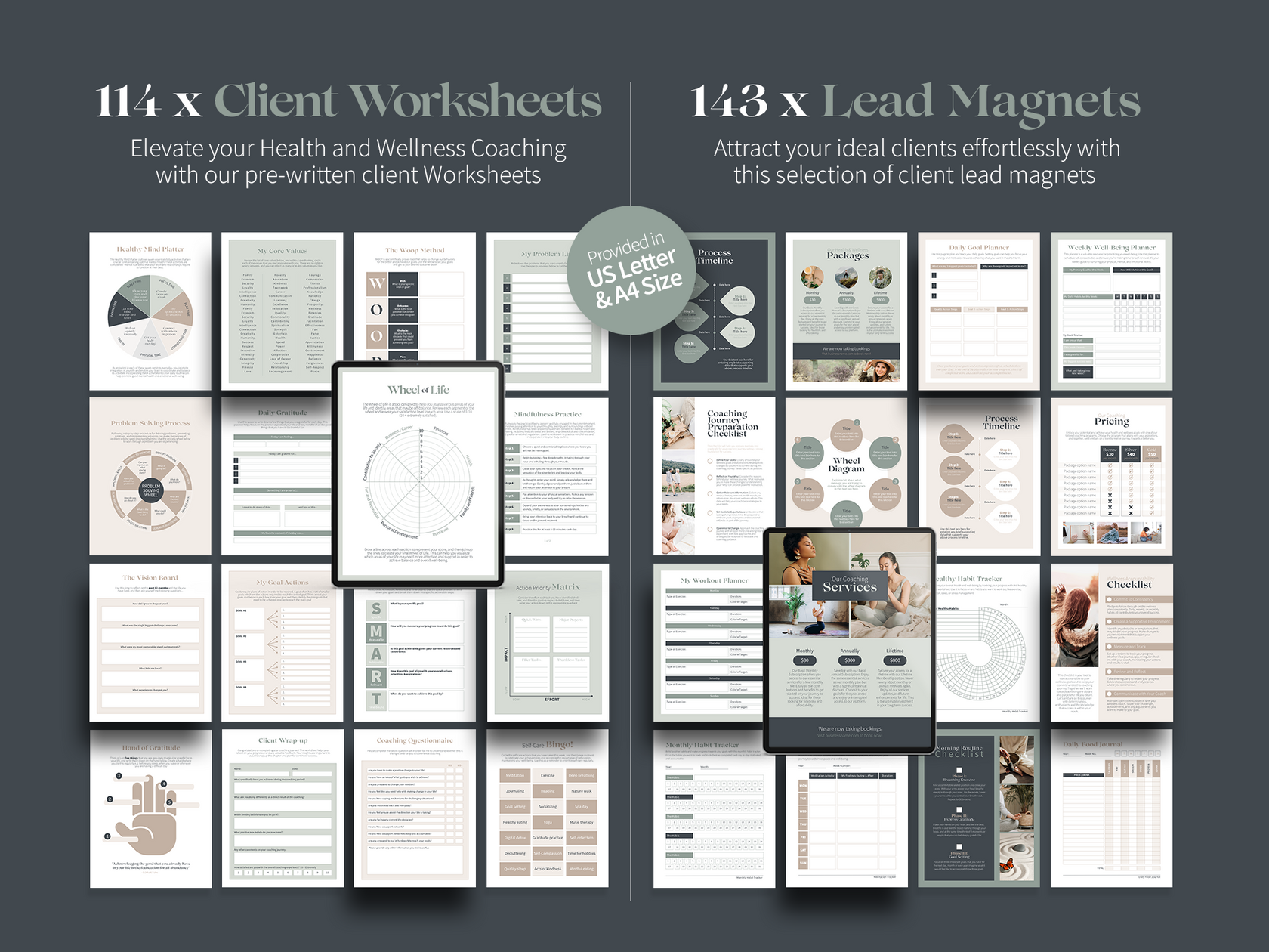 Health and Wellness Coach Branding Toolkit – simplifymysocials