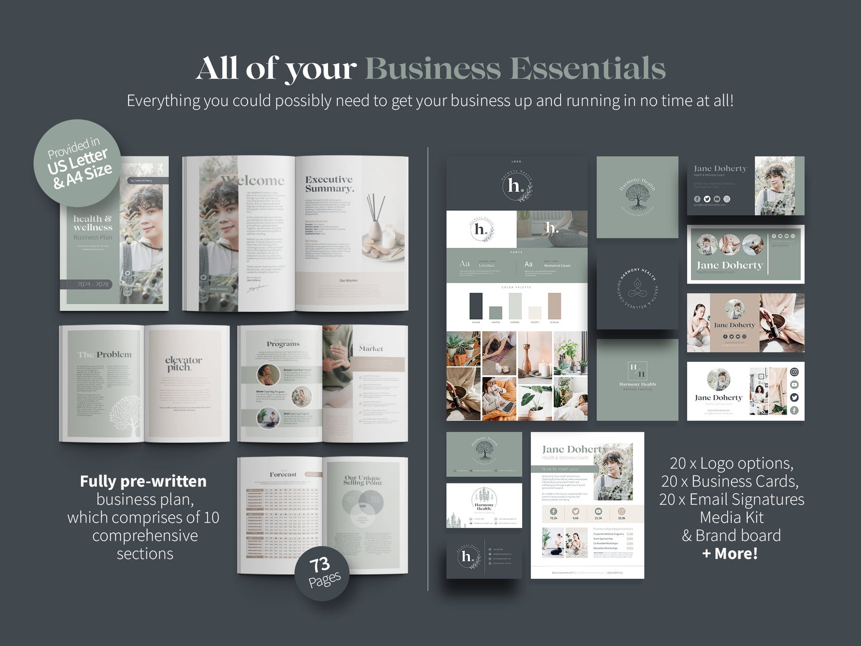 Health and Wellness Coach Branding Toolkit – simplifymysocials